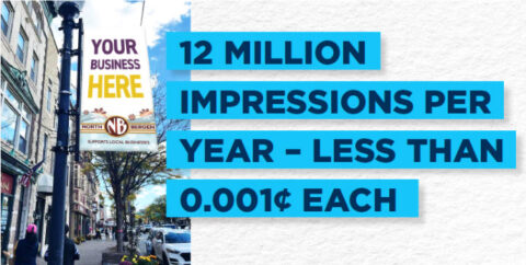 1 million monthly impressions North Bergen banners advertising - Breez ...
